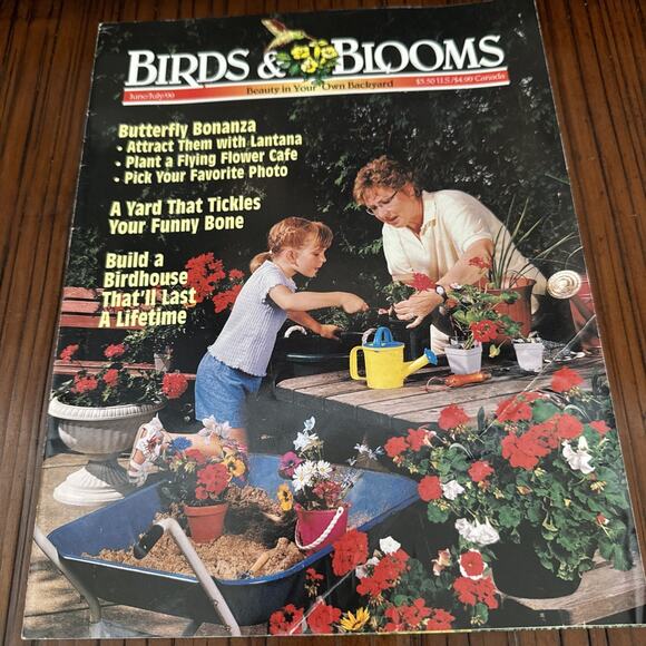 Other | Vintage Junejuly 1999 Birds Blooms Beauty In Your Own Backyard ...